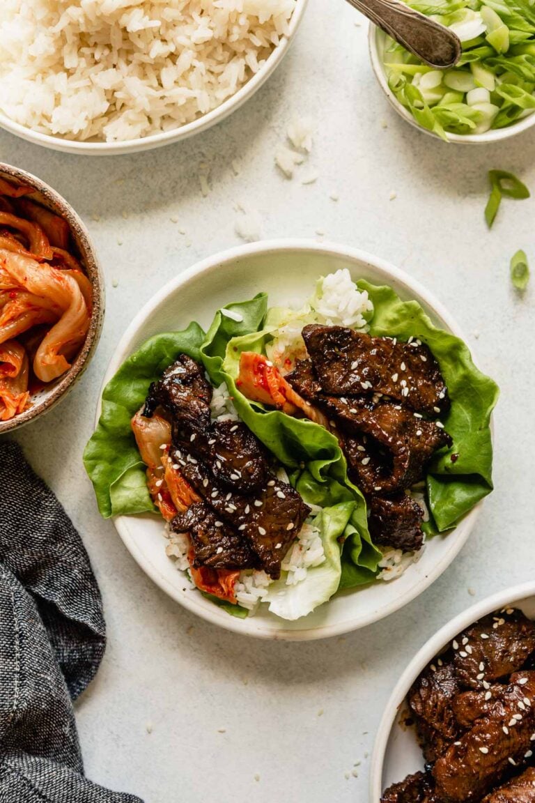 Korean Beef Bulgogi with Gochujang