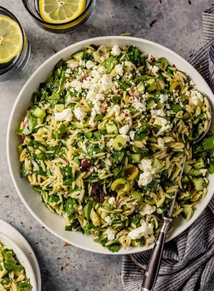 Green Orzo Salad
