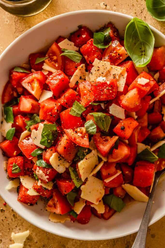 Watermelon Tomato Salad
