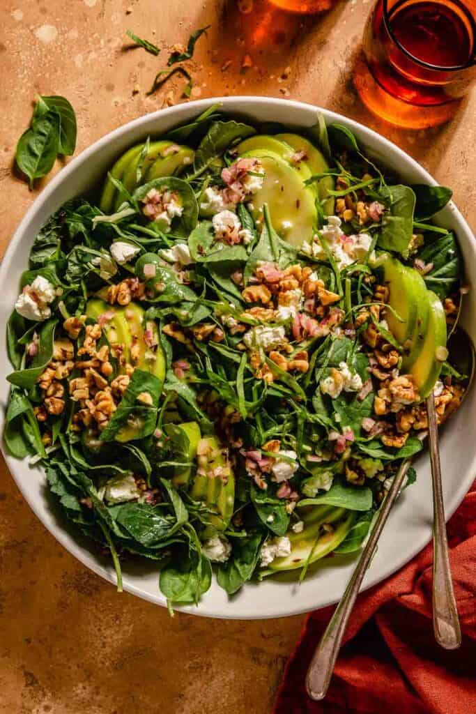 Apple Walnut Salad with Toasted Cumin Vinaigrette
