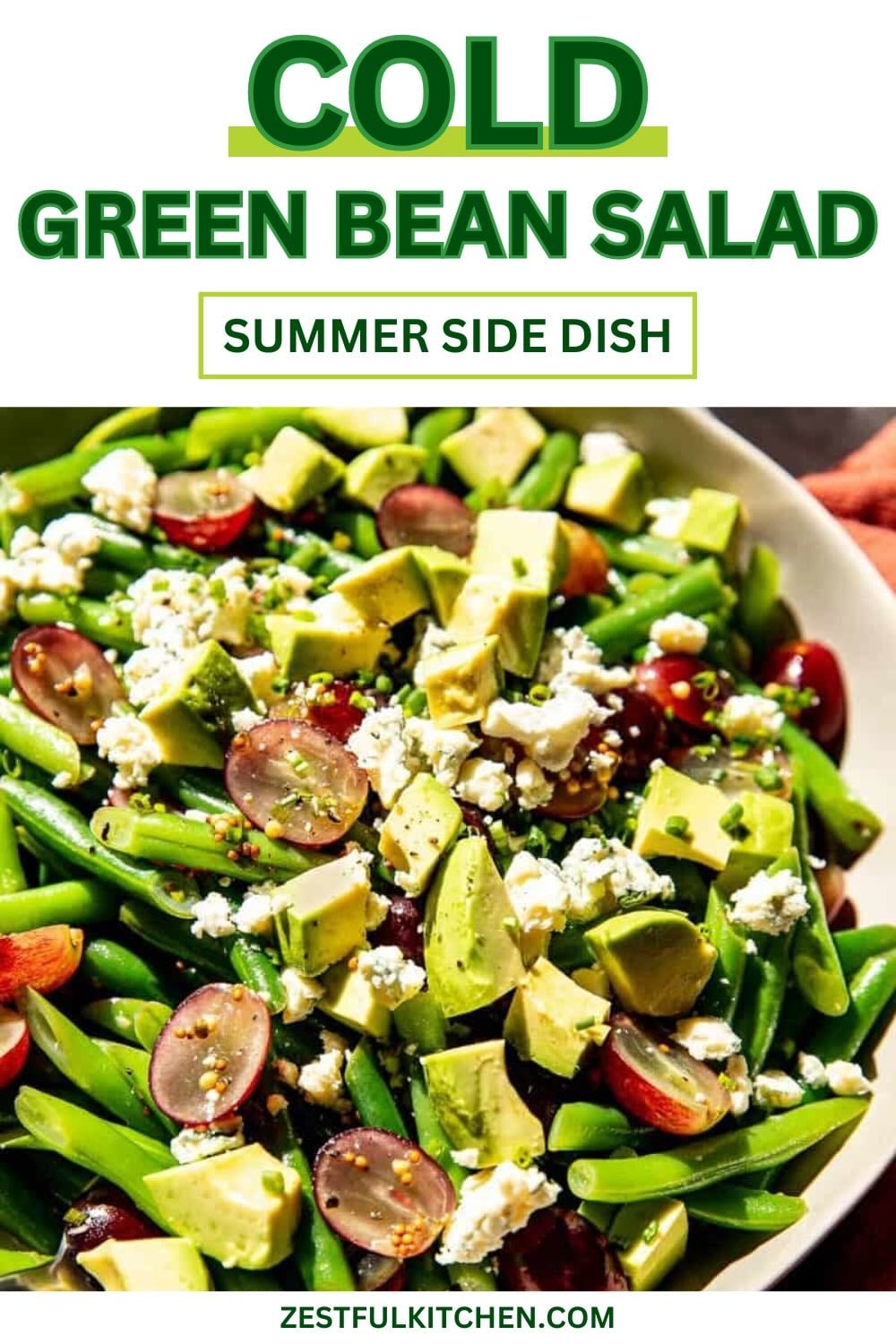 Cold Green Bean Salad Recipe — Zestful Kitchen