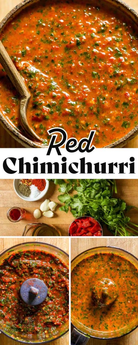 Red Chimichurri Sauce (Argentinian Chimichurri Rojo)