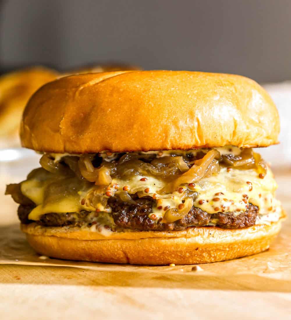 Caramelized Onion Burger