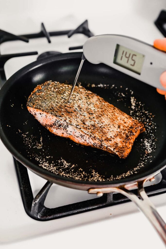 How to Make Perfect Pan Seared Salmon with Skin - Zestful Kitchen