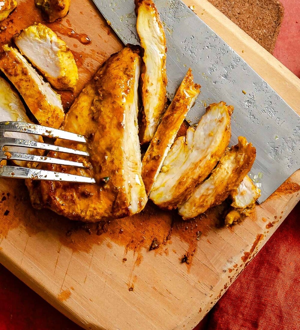 Juicy Curry Chicken Breasts (Marinated in Mayo, Not Yogurt!)